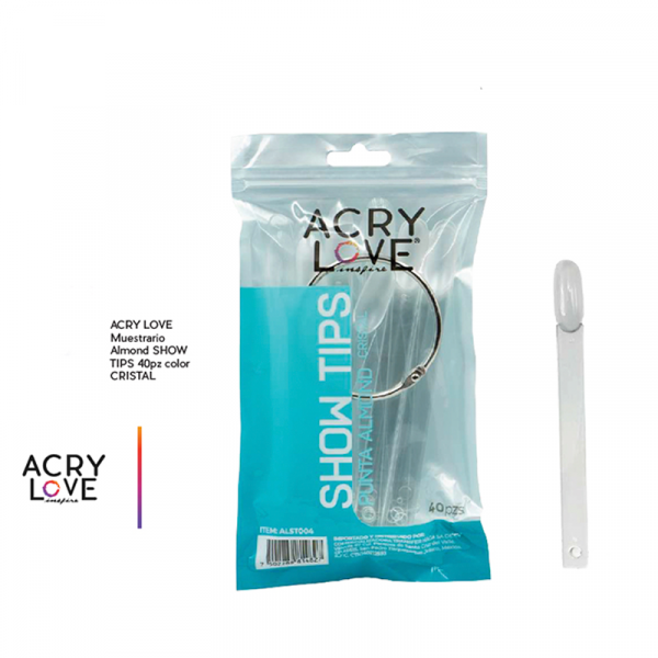 Muestrario Almond Cristal Acry love | Productos para uñas