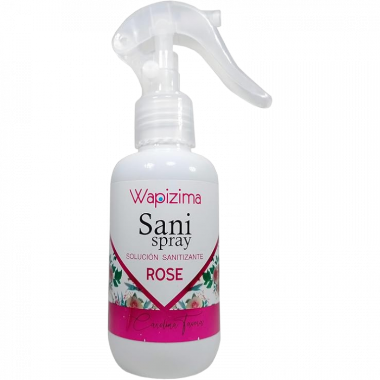 Sani Spray Rose 8oz – 240ml Wapizima | Productos para uñas